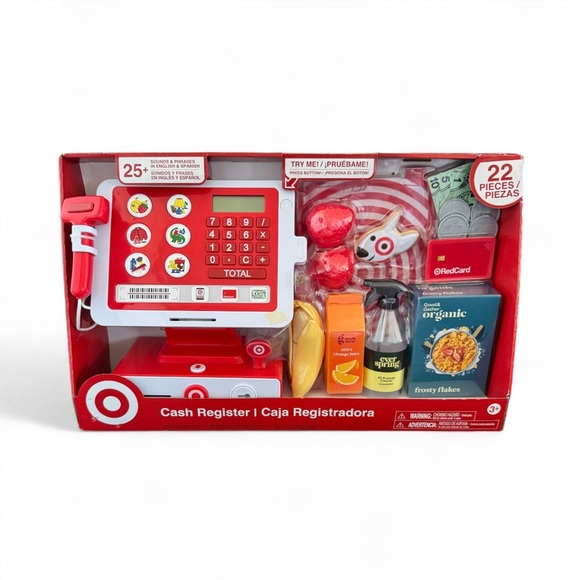 Target | Toys | Target Kids Cash Register Playset Red And White | Poshmark